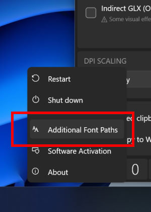 Adding your own X-Window bitmap or TrueType fonts to X410 - X410.dev